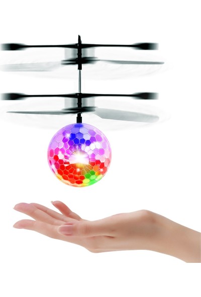 Jeel Uçan Işıklı El Topu Işıklı Kristal Drone Top Helikopter Jeel Uçan Işıklı El Topu Işıklı Kristal Drone Top Helikopter
