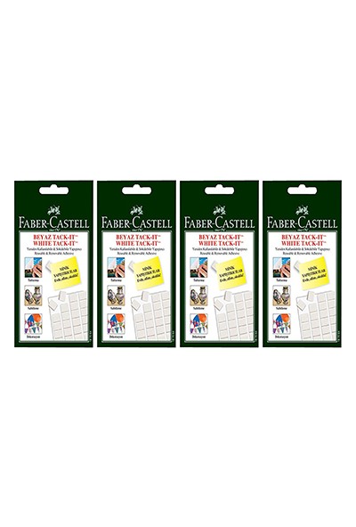 Faber-Castell Tack-It 4 Adet Yapıştırıcı (90 x 4 ) Faber-Castell Tack-It 4 Adet Yapıştırıcı (90 x 4 )