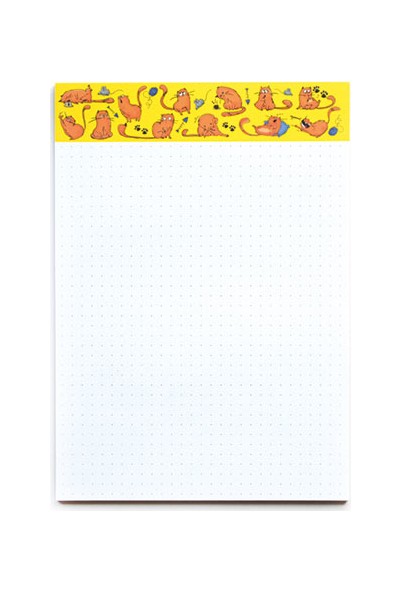Pulp Kitty Cat Noktalı Notepad (A5)