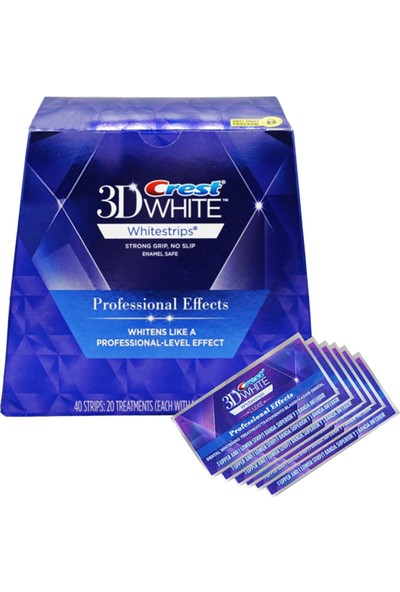 Crest 3D White Professıonal Effects Diş Beyazlatma Bandı 12 Bant (6 paket) Crest 3D White Professıonal Effects Diş Beyazlatma Bandı 12 Bant (6 paket)