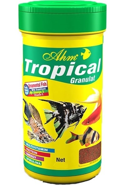 Tropical Granunlat Food 250 ml Balık Yemi Tropical Granunlat Food 250 ml Balık Yemi