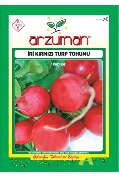 Arzuman Iri Kırmızı Turp 10 gr Arzuman Iri Kırmızı Turp 10 gr