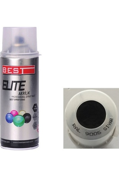 Best Elite Boya Derin Siyah 400Ml R9005(B255-29R) Best Best Elite Boya Derin Siyah 400Ml R9005(B255-29R) Best