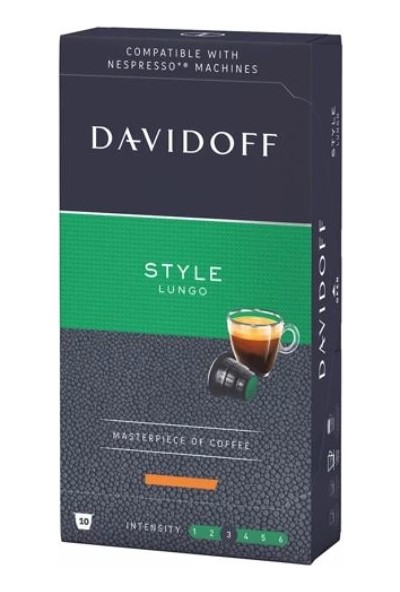 Davidoff Style Lungo Nespresso Uyumlu 10 Adet Kapsül Davidoff Style Lungo Nespresso Uyumlu 10 Adet Kapsül
