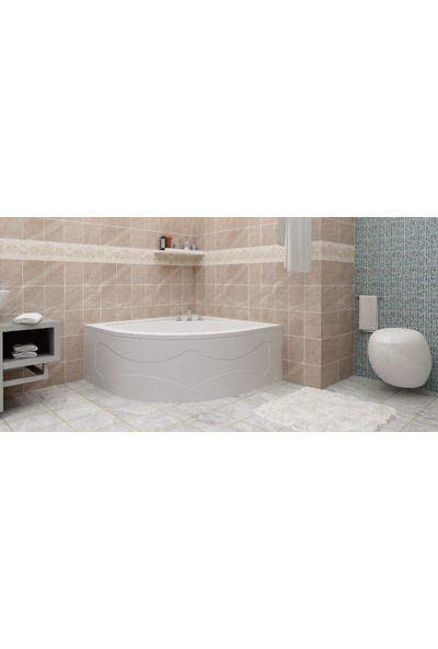 Ubm Banyo Oval Mini Küvet H:45 90 x 90 cm