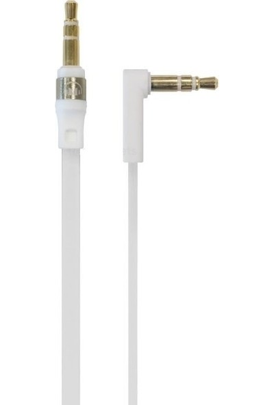 Monster Aux ve Kulaklık Kablosu (3.5mm Jak) - Beyaz