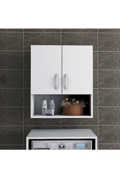 Cantek Aqua Banyo Dolabı Beyaz