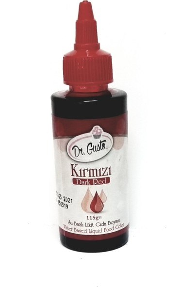 Dr Gusto Kırmızı Likit Gıda Boyası 115 gr Dr Gusto Kırmızı Likit Gıda Boyası 115 gr
