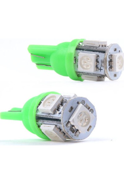 Demethome 10 Adet Dipsiz Giriş T10 5 LED Araç Park Lambası Ampül T10 5050 5 Smd LED Renk Seçenekli Demethome 10 Adet Dipsiz Giriş T10 5 LED Araç Park Lambası Ampül T10 5050 5 Smd LED Renk Seçenekli