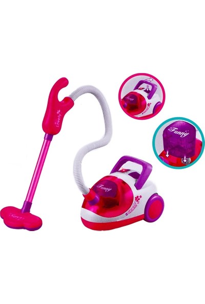 Canem Oyuncak Pilli Işıklı Elektrik Süpürgesi