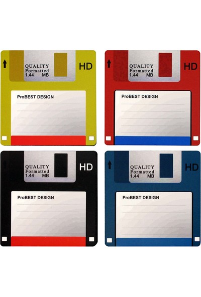 ProBest Design Disket Bardak Altlığı Seti