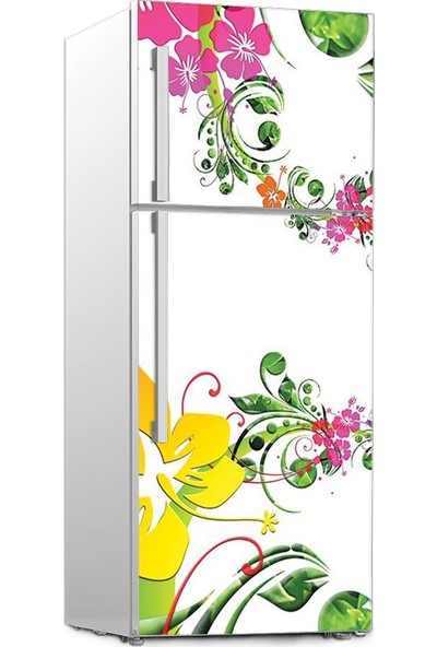 Renkselart Buz Dolabı Beyaz Eşya Sticker 009 Renkselart Buz Dolabı Beyaz Eşya Sticker 009