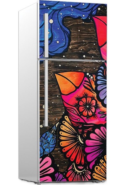 Renkselart Buz Dolabı Beyaz Eşya Sticker 121 Renkselart Buz Dolabı Beyaz Eşya Sticker 121