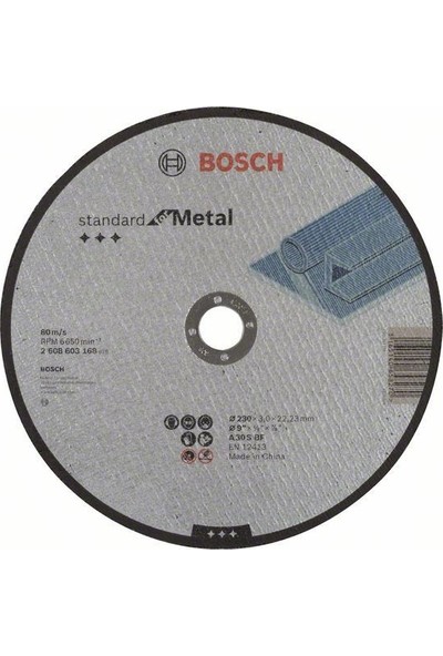 Bosch Standard For Metal Kesici Taş 50'li 230 x 3,0 mm Bosch Standard For Metal Kesici Taş 50'li 230 x 3,0 mm