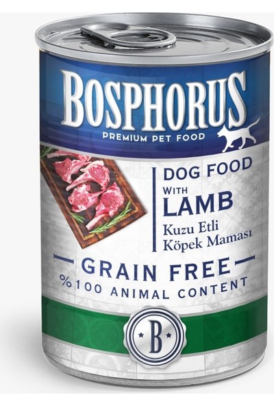 Bosphorus Tahılsız Kuzu Etli Köpek Maması Bosphorus Tahılsız Kuzu Etli Köpek Maması