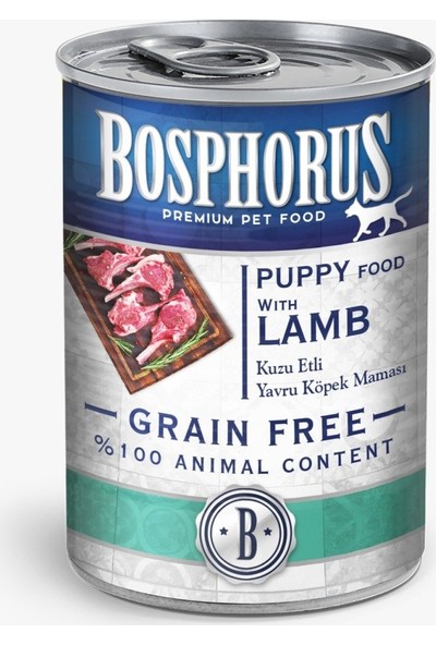 Bosphorus Tahılsız Kuzu Etli Yavru Köpek Maması - 6'lı Bosphorus Tahılsız Kuzu Etli Yavru Köpek Maması - 6'lı