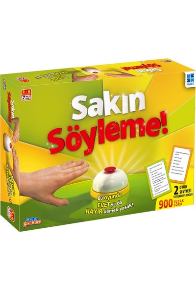 Sam Games Sakın Söyleme ! Kutu Oyunu Sam Games Sakın Söyleme ! Kutu Oyunu