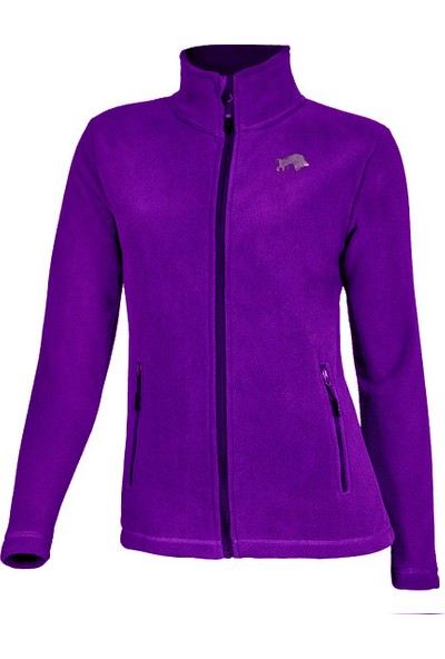 Bison Purply Tam Fermuarlı Kadın Polar Bison Purply Tam Fermuarlı Kadın Polar