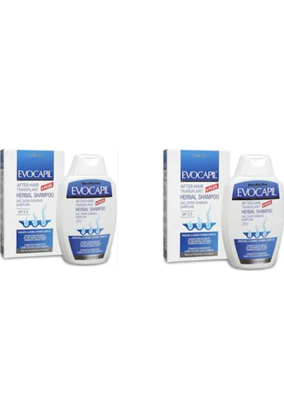 Evocapil Plus Saç Ekimi Sonrası Şampuan 300 ml x 2'li