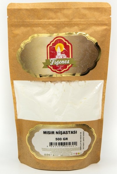 Figenes Mısır Nişastası Kraft Paket 500 gr Figenes Mısır Nişastası Kraft Paket 500 gr