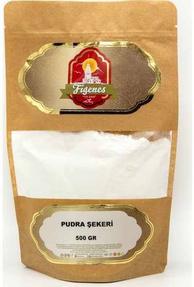 Figenes Pudra Şekeri Kraft Paket 500 gr Figenes Pudra Şekeri Kraft Paket 500 gr