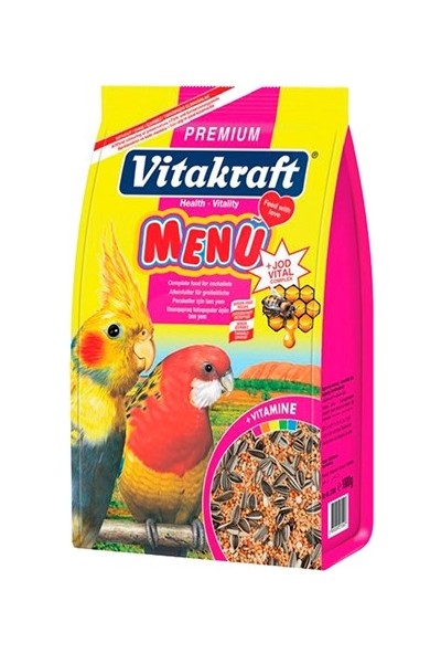 Vitakraft Menu Premium Paraket Sultan - Cennet Papağanı Yemi 5 kg Vitakraft Menu Premium Paraket Sultan - Cennet Papağanı Yemi 5 kg