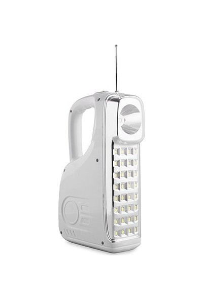 S-Link Sl-8628F 1+32 Led Li Taşınabilir Fm Destekli Işıldak