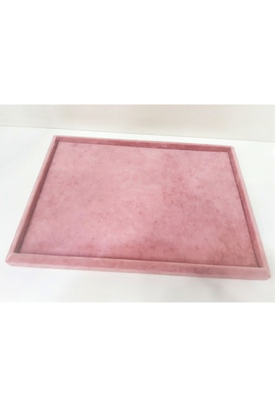 Aydın Dekor Sertex Kumaşı Pembe Takı Servis Kutu Tabla Aydın Dekor Sertex Kumaşı Pembe Takı Servis Kutu Tabla