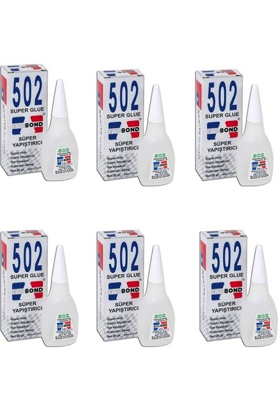 Evobond 502 Japon Yapıştırıcı 6'lı Paket