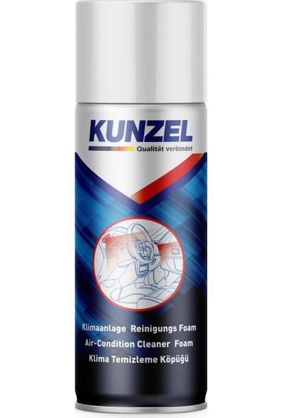 Kunzel Klima Dezenfekte Köpük Sprey Sondalı 400 ml Kunzel Klima Dezenfekte Köpük Sprey Sondalı 400 ml