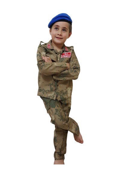 Erteks Çocuk Asker Komando Kıyafeti Kostümü 5 - 6 Yaş Erteks Çocuk Asker Komando Kıyafeti Kostümü 5 - 6 Yaş