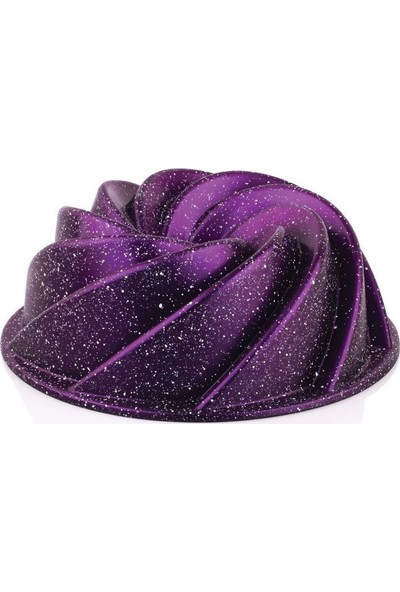 Taç 6543 Rüzgar Gülü Döküm Kek Kalıbı Mor