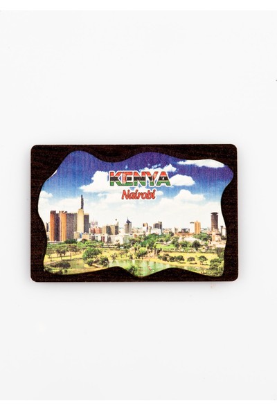 Dünyadan Hediyeler Kenya Temalı Deri Magnet Ahşap Tabaka Dünyadan Hediyeler Kenya Temalı Deri Magnet Ahşap Tabaka