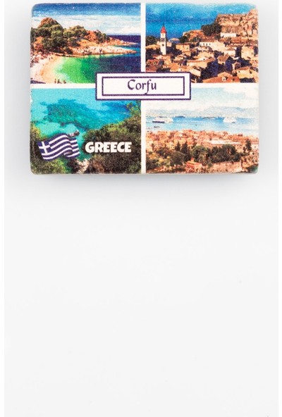 Dünyadan Hediyeler Yunanistan Temalı Taş Magnet