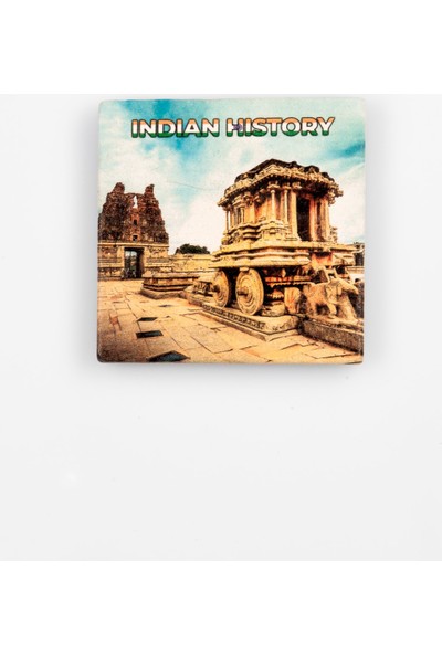 Dünyadan Hediyeler Hindistan Temalı Taş Bardak Altlığı