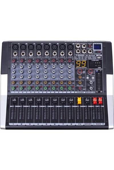 D-Sound M-800P 8 Kanal Power Mixer D-Sound M-800P 8 Kanal Power Mixer