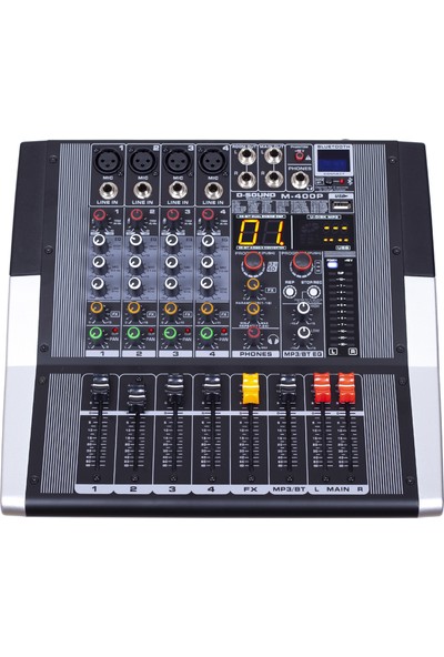 D-Sound M-400P 4 Kanal Power Mixer D-Sound M-400P 4 Kanal Power Mixer