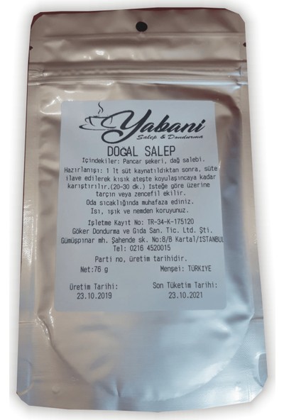 Yabani Salep & Dondurma Dağ Salep’i 75 gr