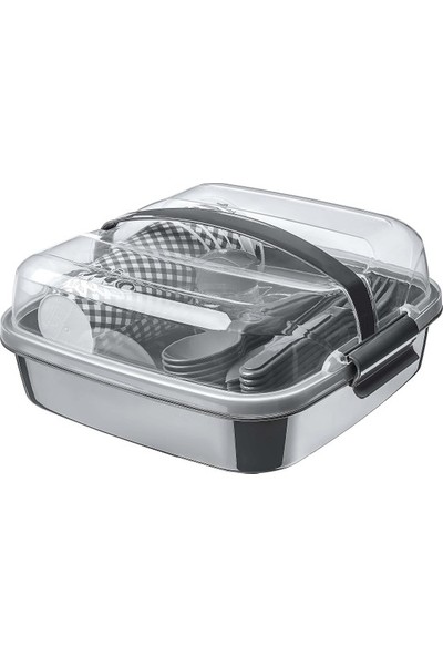 Elite Home Piknik seti 32 Parça - İçiçe Geçebilen Çatal + Kaşık + Bıçaklı Elite Home Piknik seti 32 Parça - İçiçe Geçebilen Çatal + Kaşık + Bıçaklı