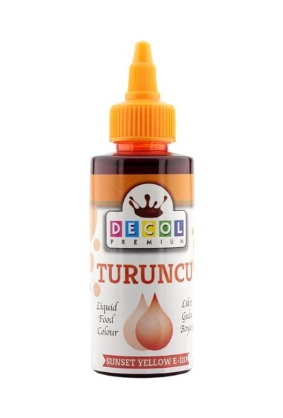 Dr Gusto Turuncu Su Bazlı Likit Gıda Boyas 115 gr Dr Gusto Turuncu Su Bazlı Likit Gıda Boyas 115 gr