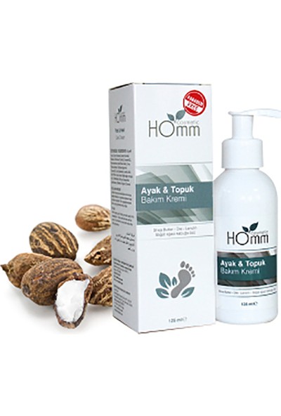 Homm Cosmetics Ayak ve Topuk Nasır 125 ml Bakım Kremi