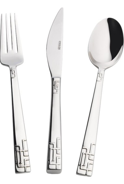 Emsan Chain 84 Parça Deri Sandıklı Çatal Kaşık Bıçak Set Emsan Chain 84 Parça Deri Sandıklı Çatal Kaşık Bıçak Set