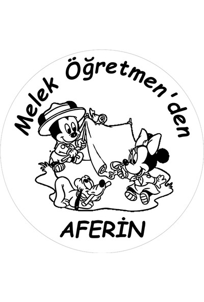 Mod Kaşe Kişiye Özel Aferin Öğretmen Kaşesi Mod Kaşe Kişiye Özel Aferin Öğretmen Kaşesi