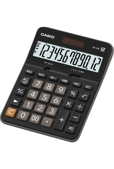 Casio Dx-12b-Bk 12 Hane Masaüstü Hesap Makinesi