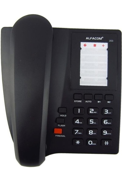 Alfacom Kablolu 203 Masaüstü Siyah 203-Sıyah