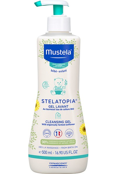 Mustela Stelatopia Cleansing Cream Şampuan 500 ml Mustela Stelatopia Cleansing Cream Şampuan 500 ml