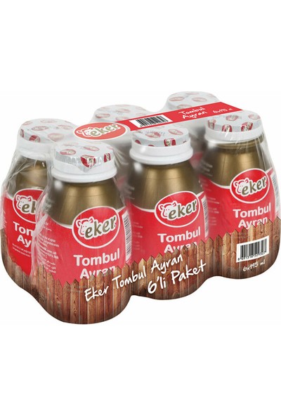 Eker Ayran Tombul 6'Lı 195 Ml Eker Ayran Tombul 6'Lı 195 Ml