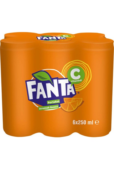 Fanta 6'lı 250 ml Fanta 6'lı 250 ml