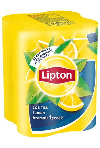 Lipton Ice Tea Limon Kutu 4x250 ML Lipton Ice Tea Limon Kutu 4x250 ML
