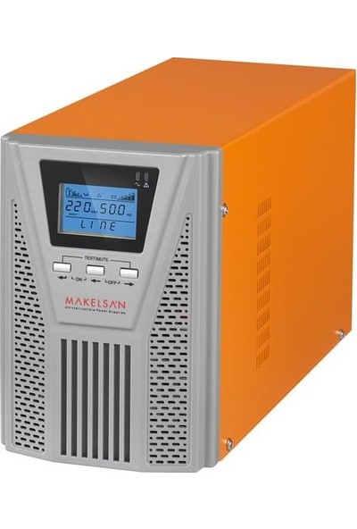 Makelsan P.pack 1KVA 2x 9AH Online Ups Makelsan P.pack 1KVA 2x 9AH Online Ups